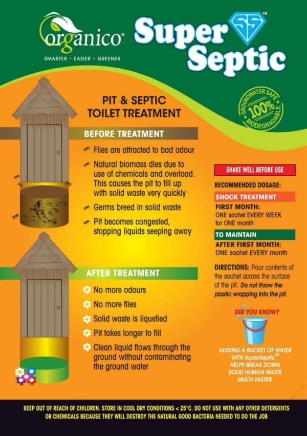 Super Septic Pit Latrin Digester Chemical - 100% Effective